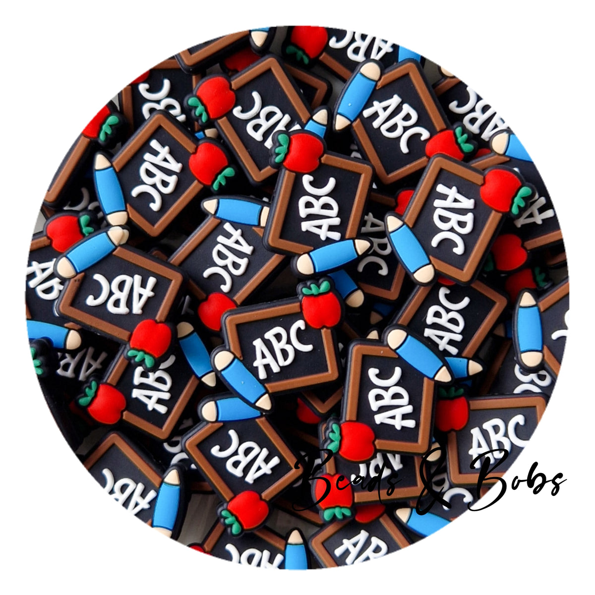 Silicone ABC Board Beads – Beads & Bobs craft co.