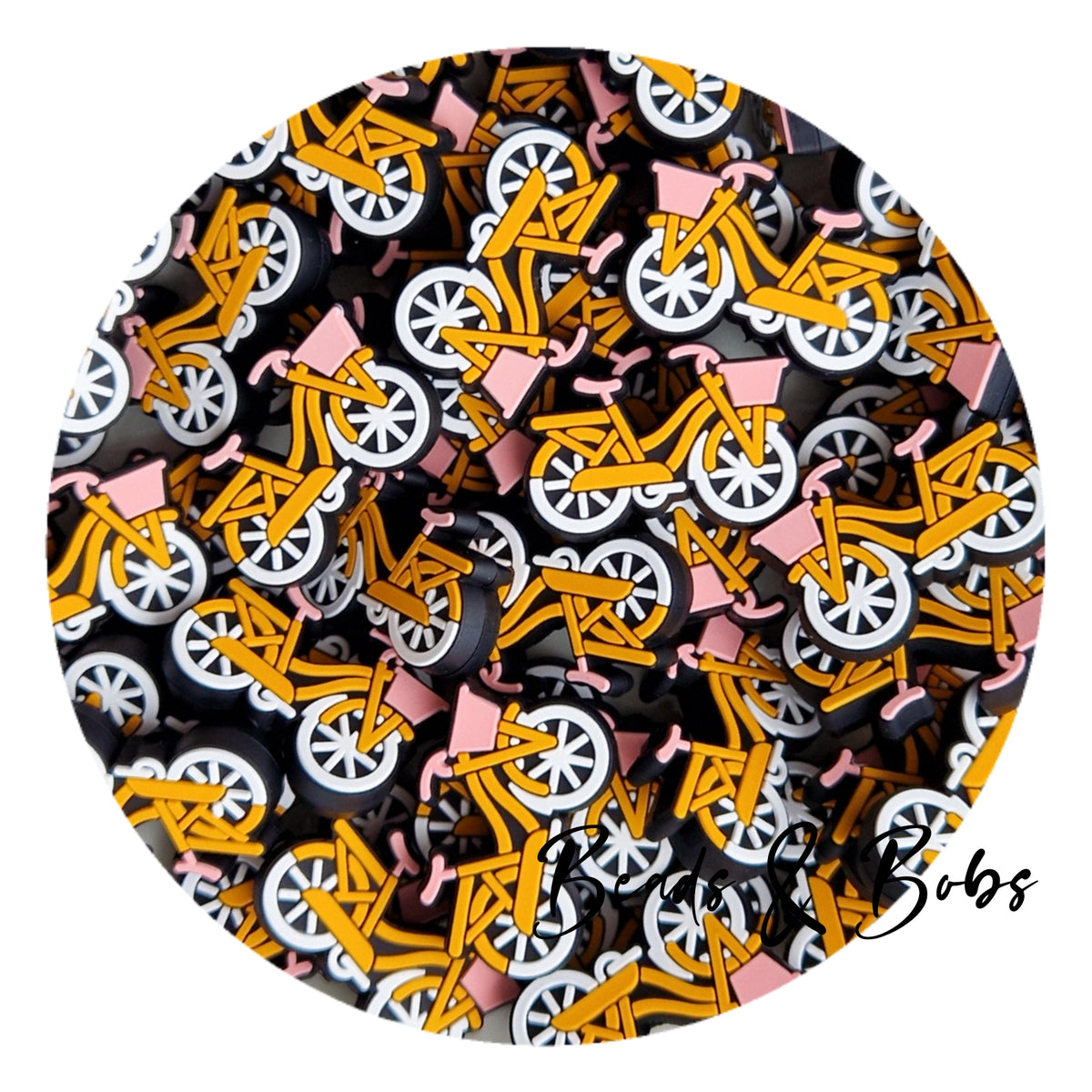 Silicone Bicycle Beads – Beads & Bobs craft co.